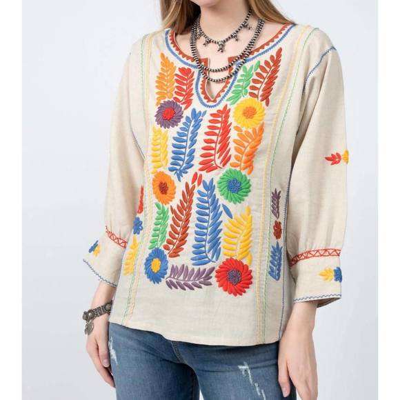 SISTER MARY | Tops | New Sister Mary Gloria Top In Natural | Poshmark